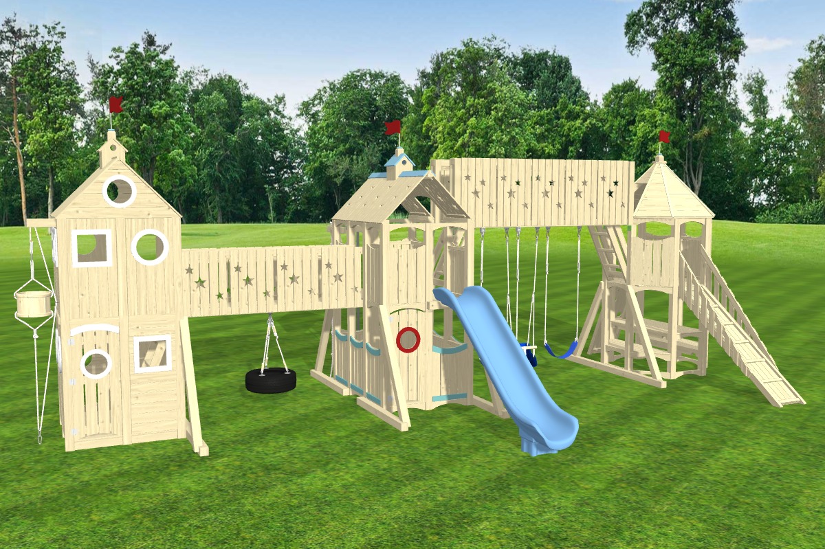 Introduction to Classic Wooden Swing Sets for Outdoor Play | CedarWorks ...