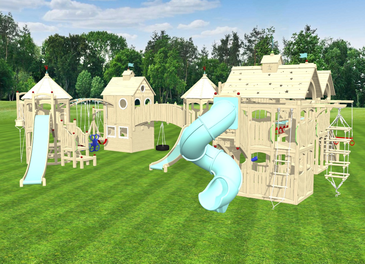 Introduction to Architectural Wood Swing Sets and Playsets | CedarWorks ...
